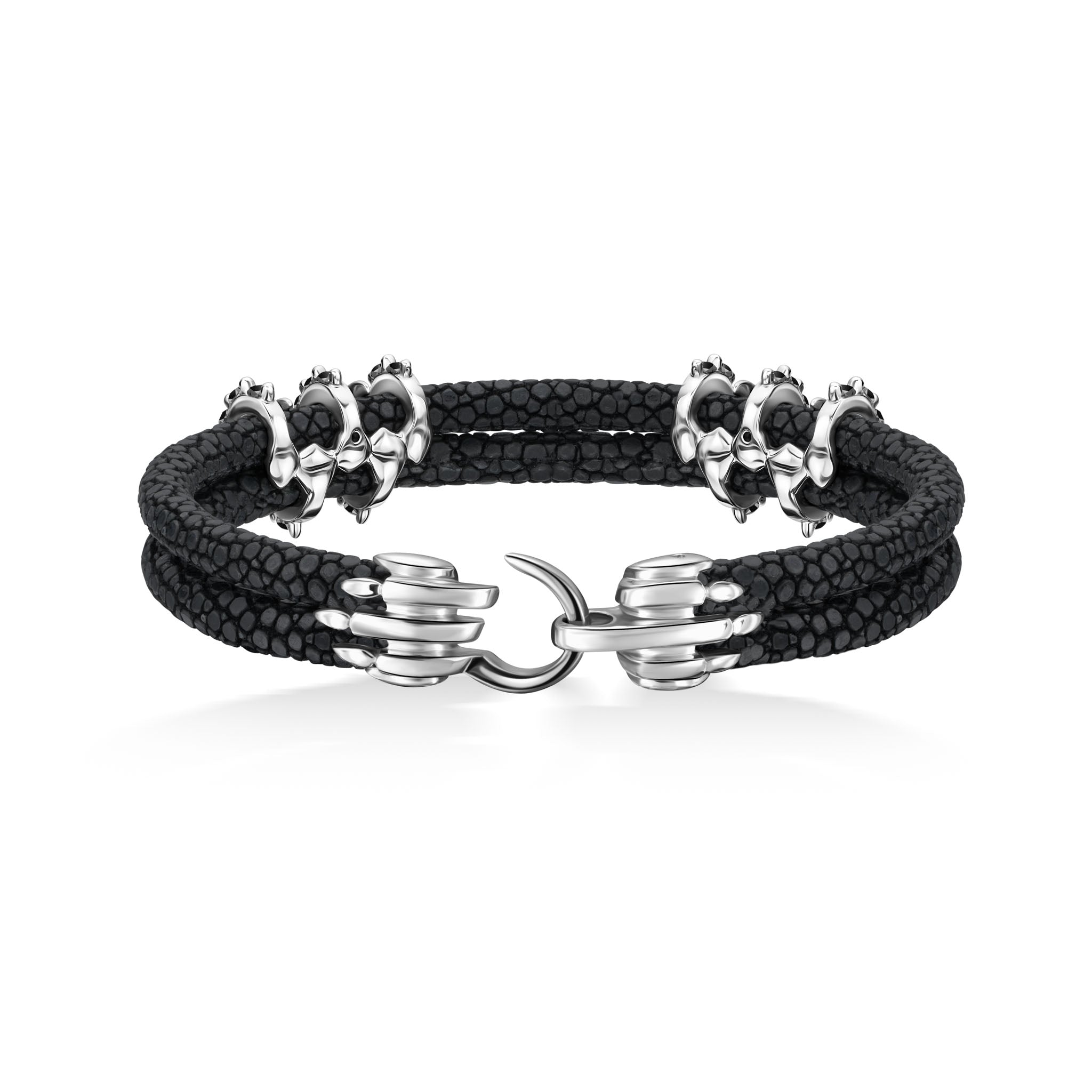 B453 Silver Black Stingray Black Diamonds – StingHD