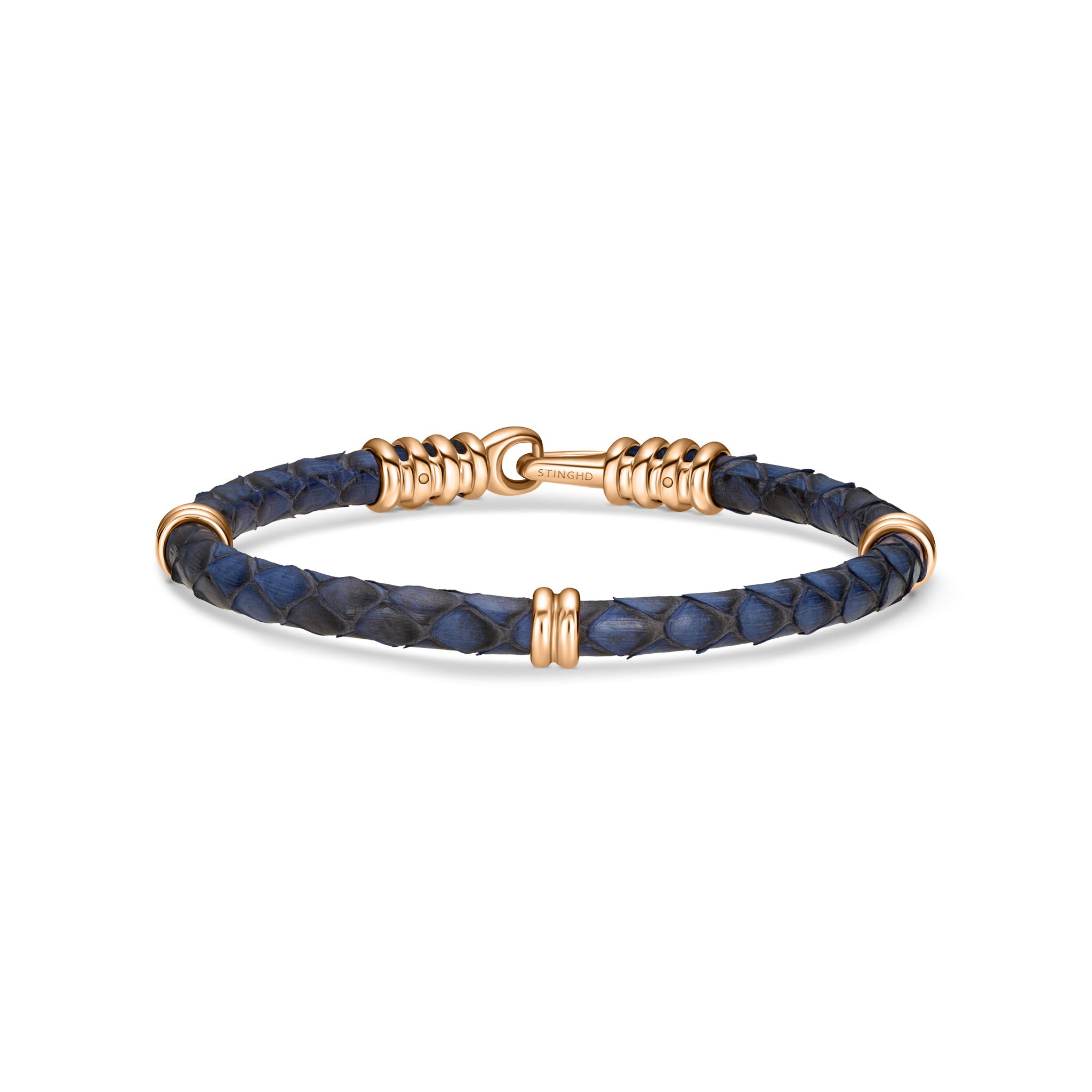 B427P Rose Gold on Navy Python – StingHD