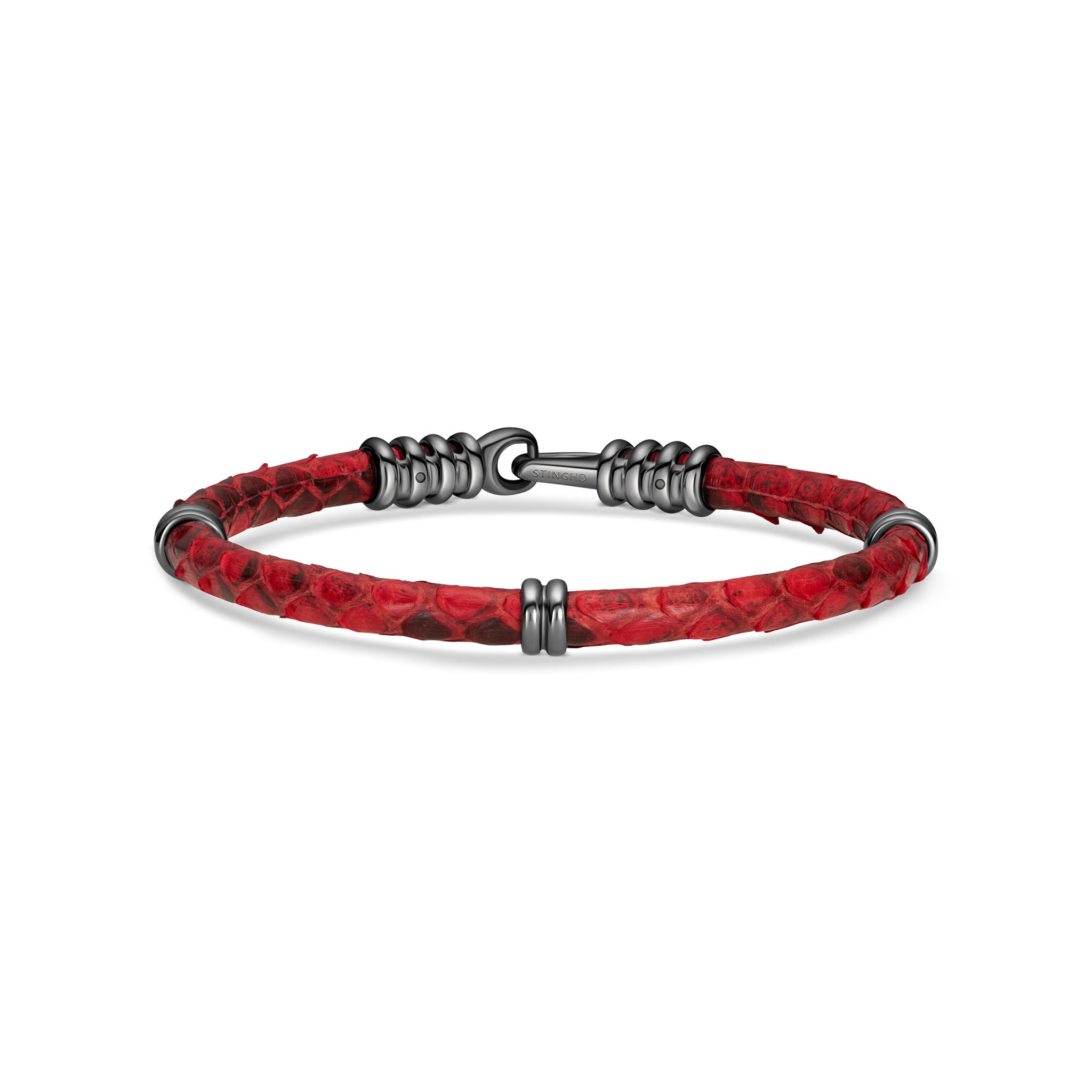 B427P Black Platinum on Red Python – StingHD