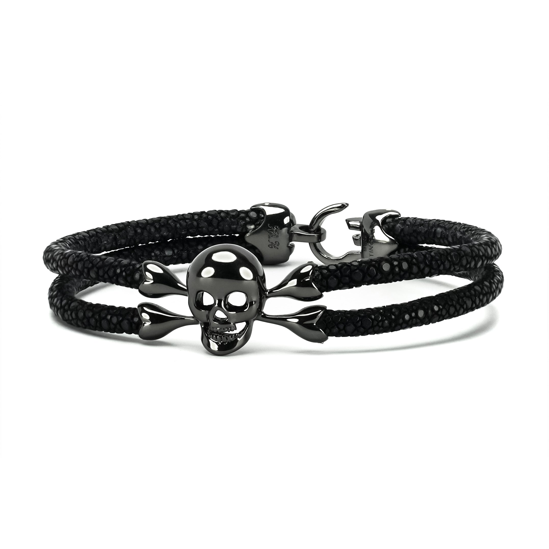 B430 StingHD BLACK PLATED SILVER