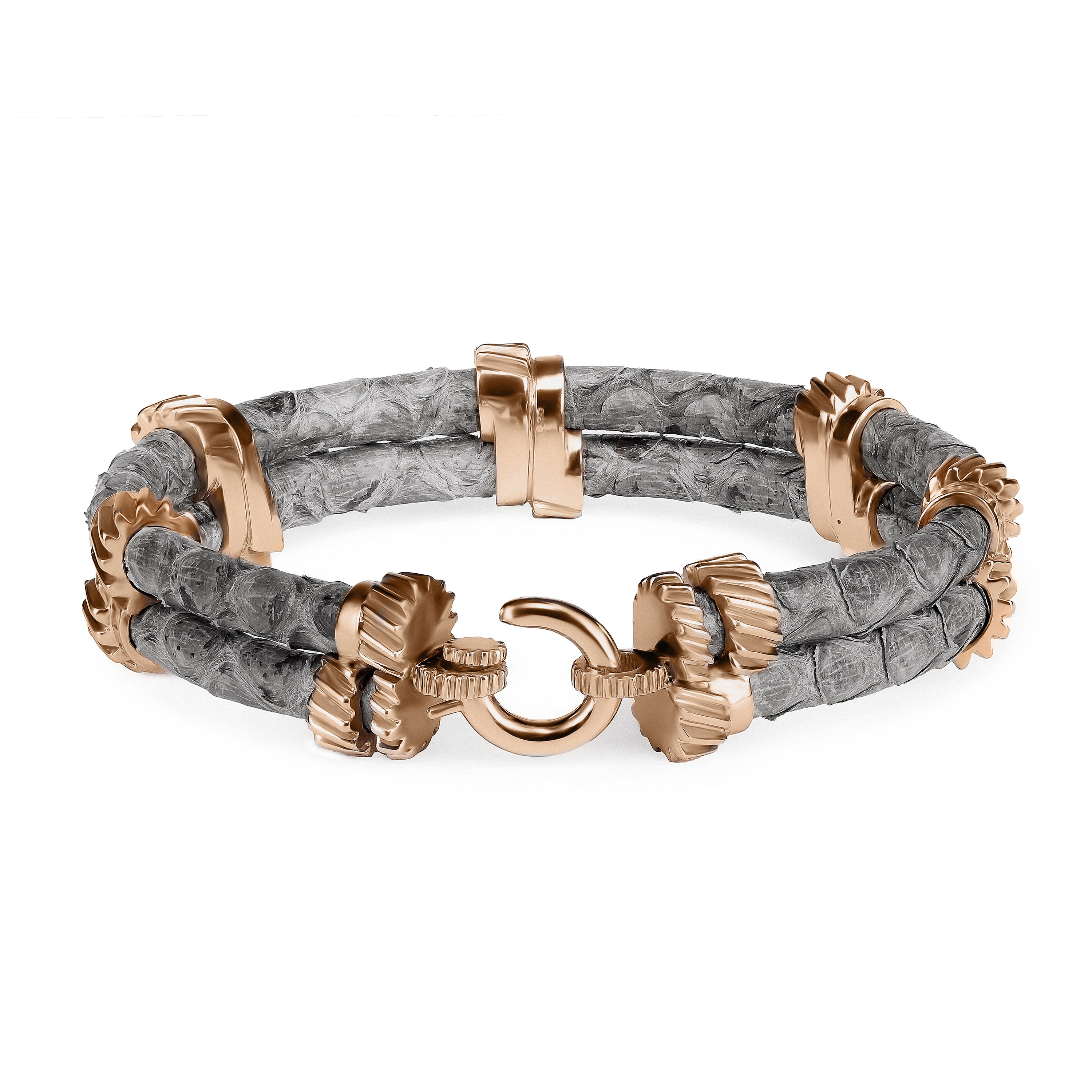 B497P-III Python Rose Gold Double Gear – StingHD